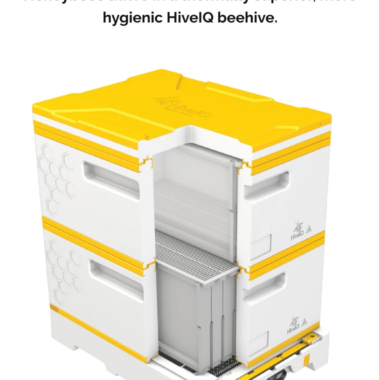 HiveiQ Kit - Double Deep w/ frames - Assembled | Les's Bees
